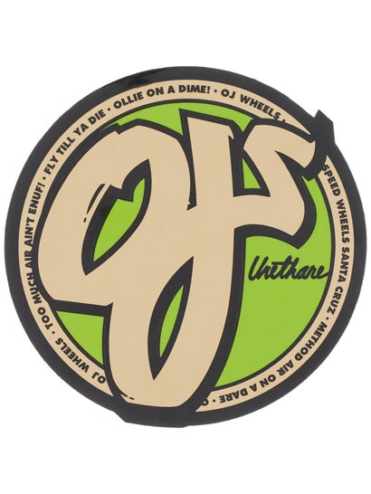 OJ Wheels Stickers - Skate Warehouse