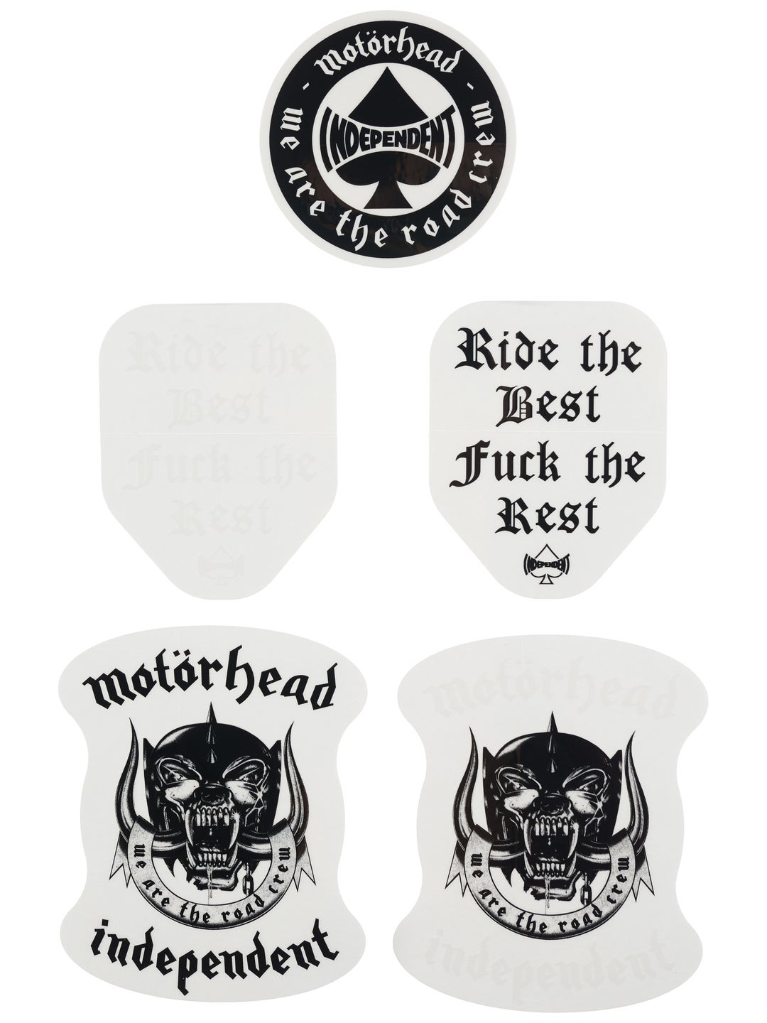 Independent Motorhead (5) Sticker Pack | Skate Warehouse