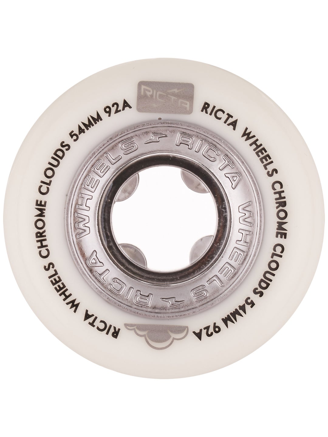 Ricta Chrome Clouds Black 92a Wheels | Skate Warehouse