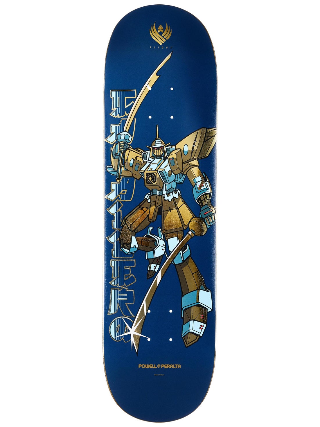 Powell Flight Caballero Gundam Navy Deck 8.5x32.08 | Skate Warehouse