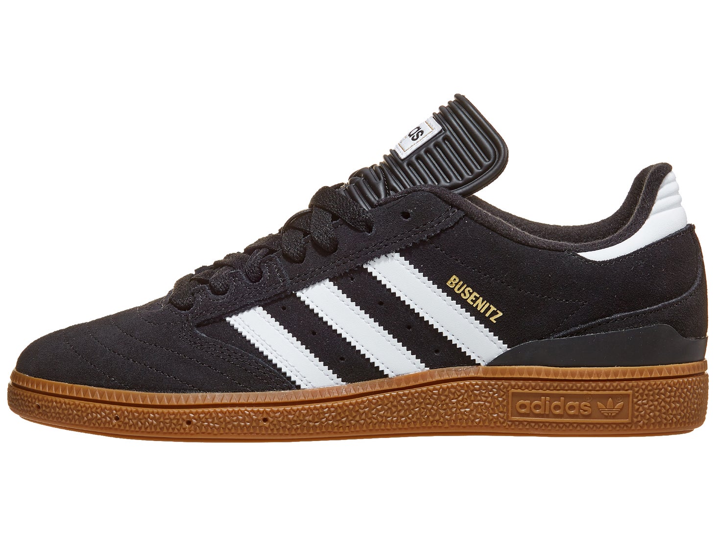 Adidas Busenitz Shoes Black/White/Gold/Gum | Skate Warehouse