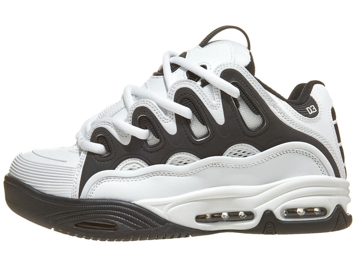 Osiris D3 2001 Shoes White/Black/White | Skate Warehouse