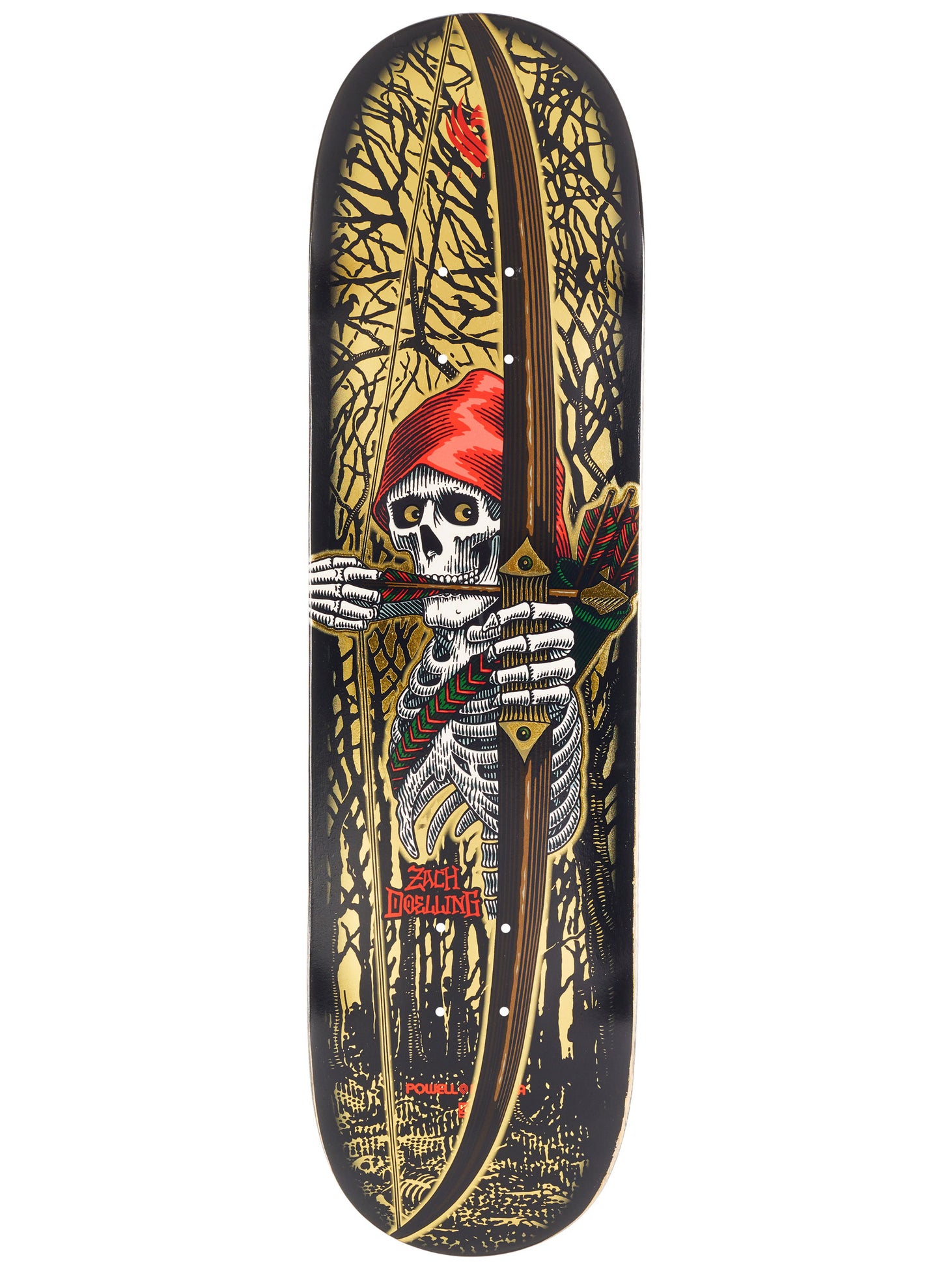 Powell Flight Zach Doelling Archer TWIN Deck 8.30x31.61 | Skate Warehouse