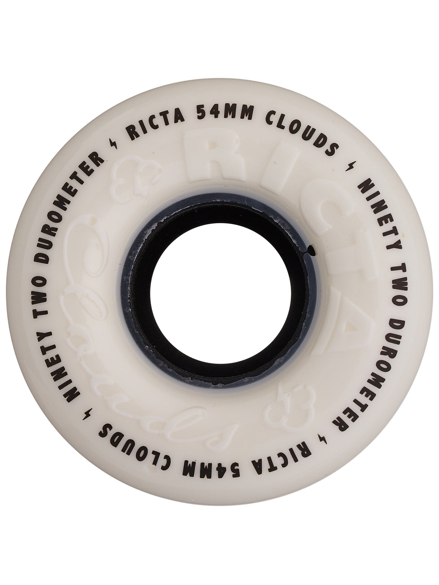 Ricta Clouds White/Black 92a Wheels | Skate Warehouse