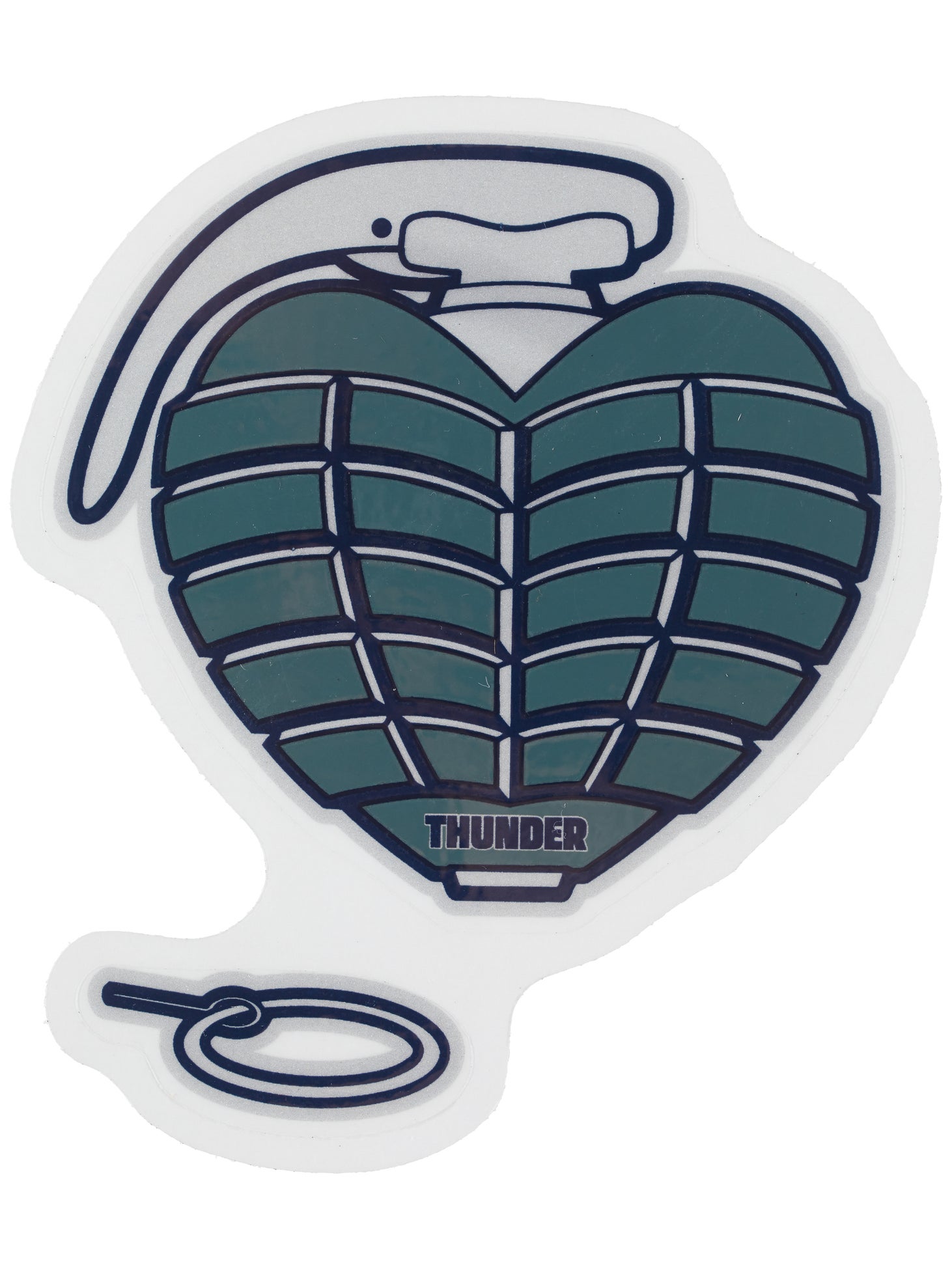 Thunder OG Grenade Sticker Green | Skate Warehouse