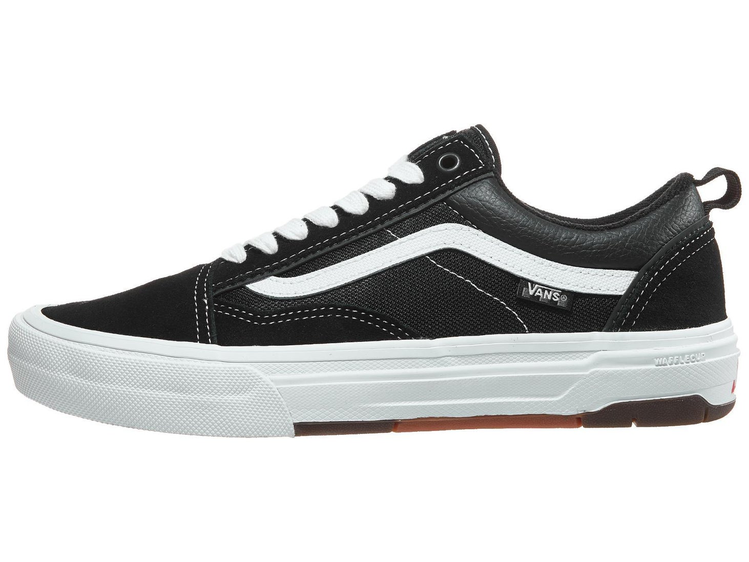 Vans Skate Old Skool Wafflecup Shoes Black/White | Skate Warehouse