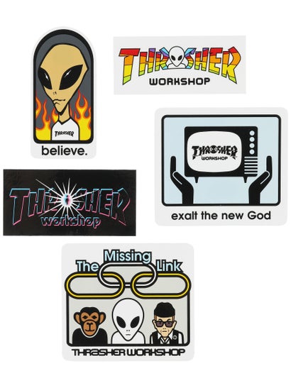 Thrasher Stickers - Skate Warehouse