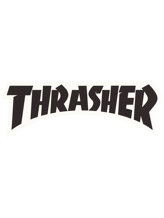 Thrasher Logo Die Cut Sticker Black | Skate Warehouse