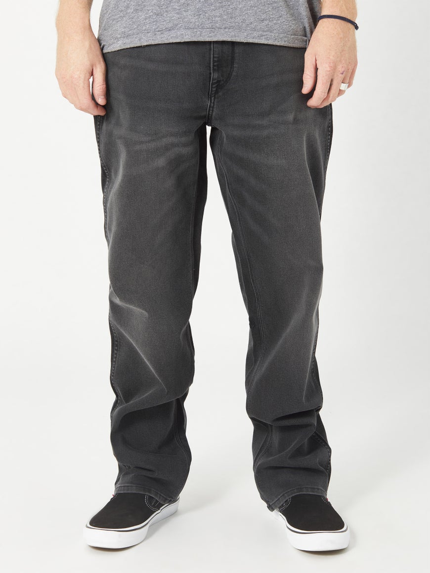 Volcom Modown Denim Jeans Worn Black