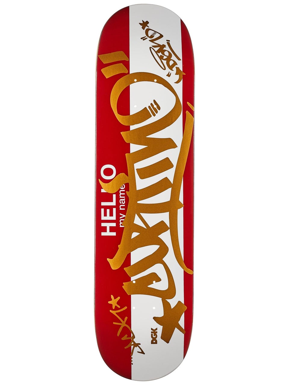 DGK Hello My Name Is Curtin Deck 8.1 x 31.875 | Skate Warehouse
