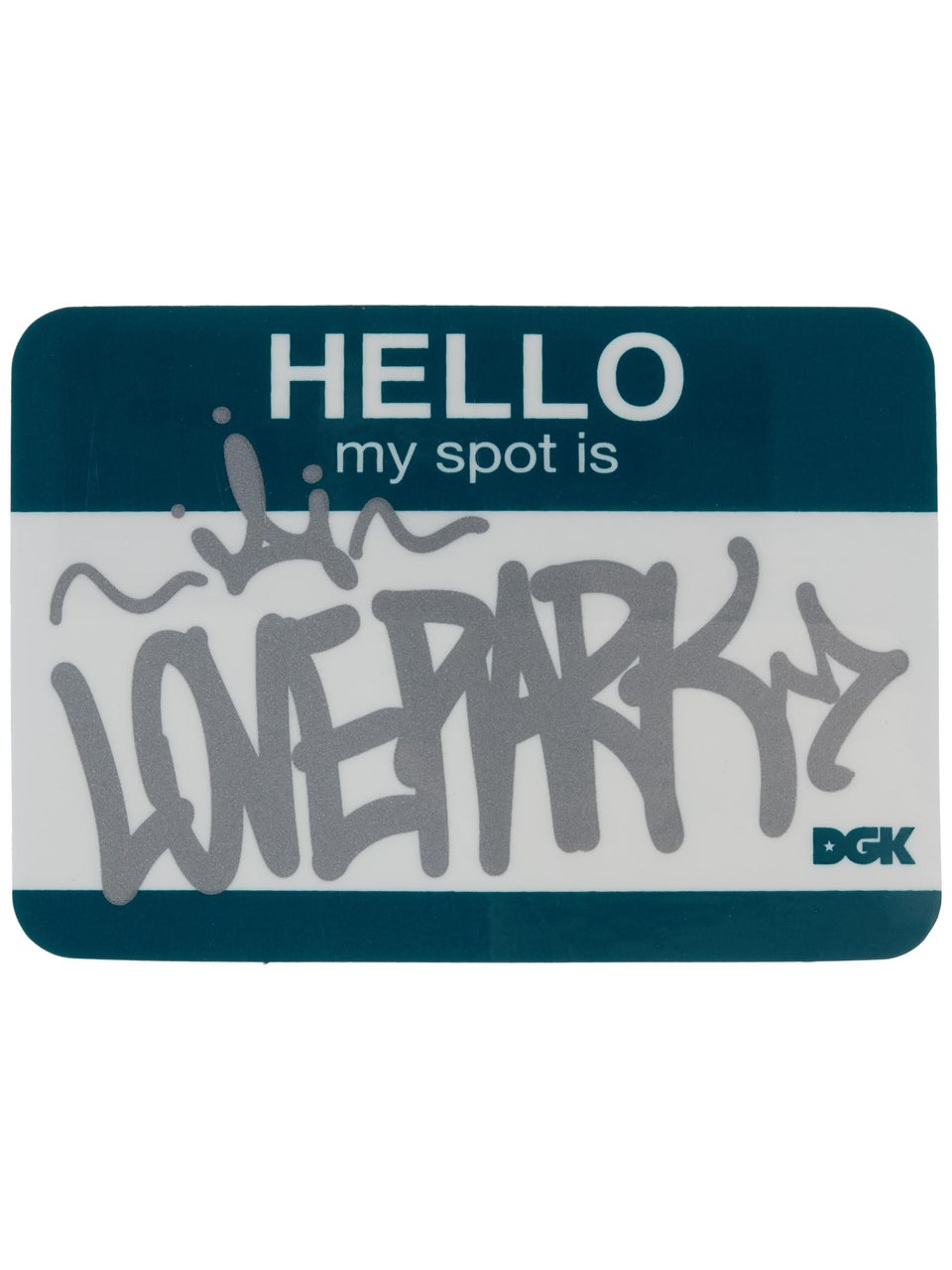 DGK Hello My Spot Is...Love Park Sticker | Skate Warehouse