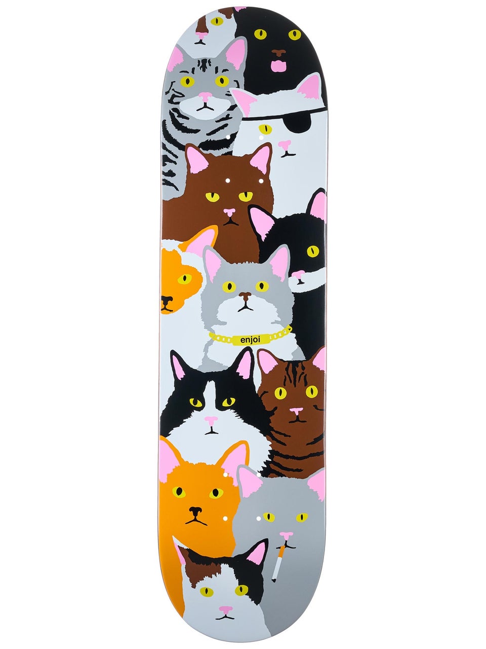 Enjoi Cat Collage Deck 8.25 x 32 | Skate Warehouse