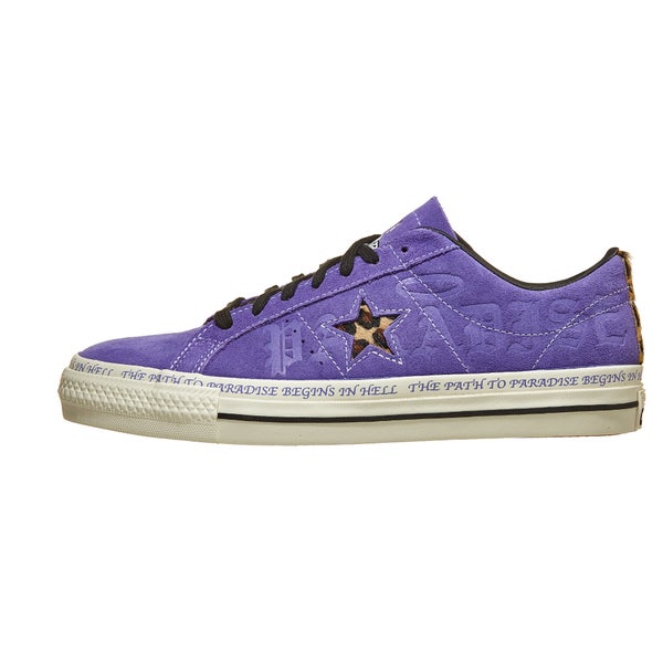 Converse One Star Pro Sean Pablo Shoes Wild Lilac/Black 360 View