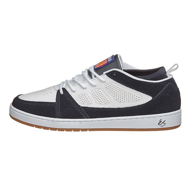 Es SLB Mid Shoes White/Navy 360 View