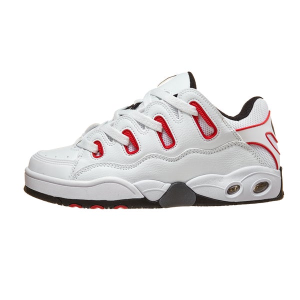 Osiris D3 OG Shoes White/Red/Black 360 View