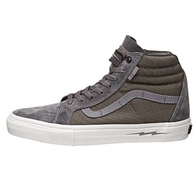 Vans Syndicate x Defcon Sk8-Hi Pro S Shoes MAS Grey 360 View